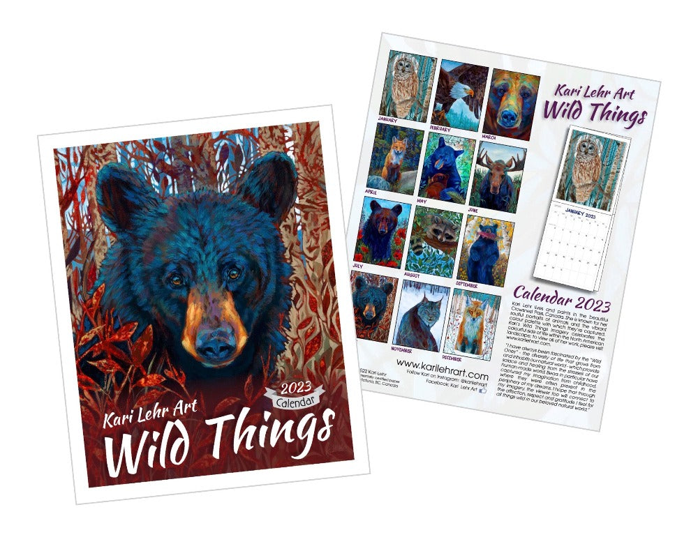 2023 Wild Things Calendar | Carlbergs Gift Shop