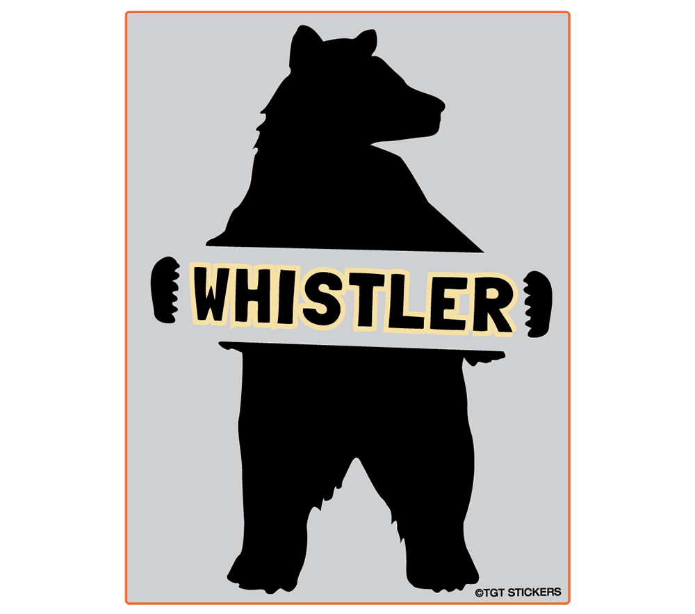Whistler Stickers | Carlbergs Gift Shop